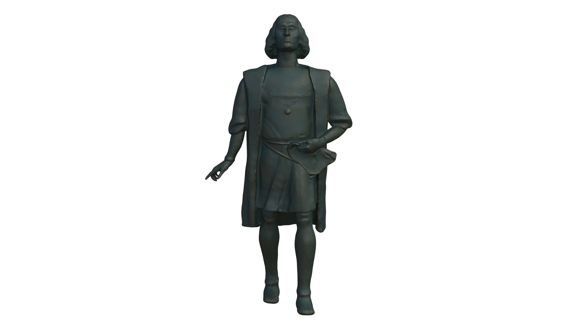 3D Columbus Statue Model - TurboSquid 1601045