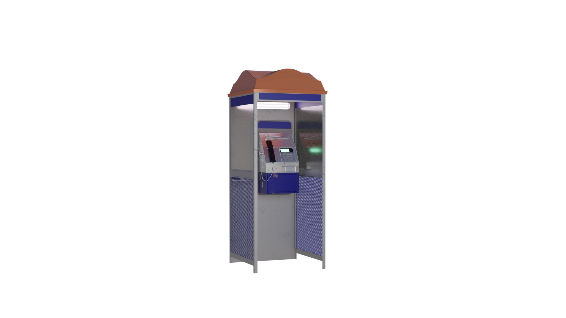 Phone Booth1 3D Model - TurboSquid 1952631