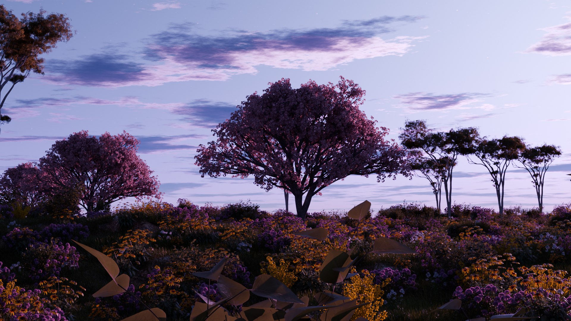 3D Model Flower Field - TurboSquid 2204507