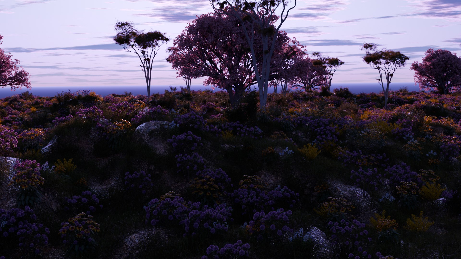 3D Model Flower Field - TurboSquid 2204507