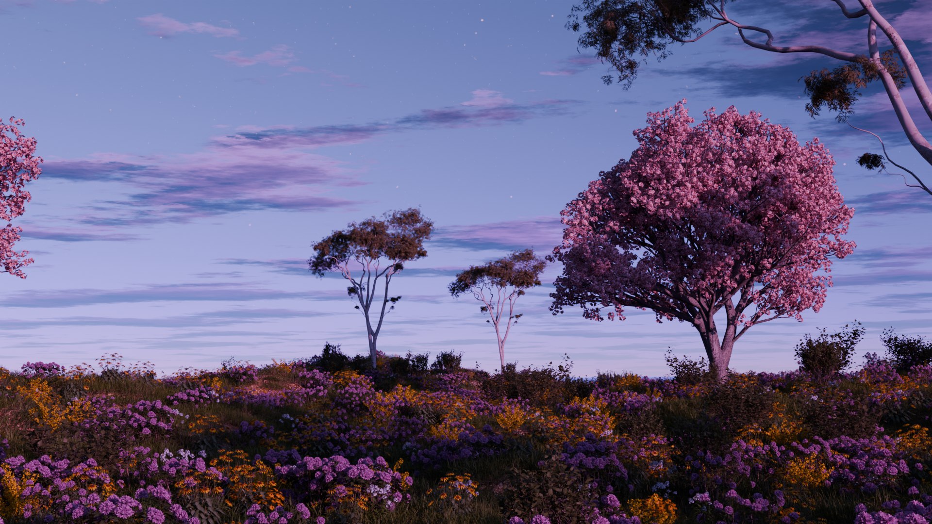 3D Model Flower Field - TurboSquid 2204507