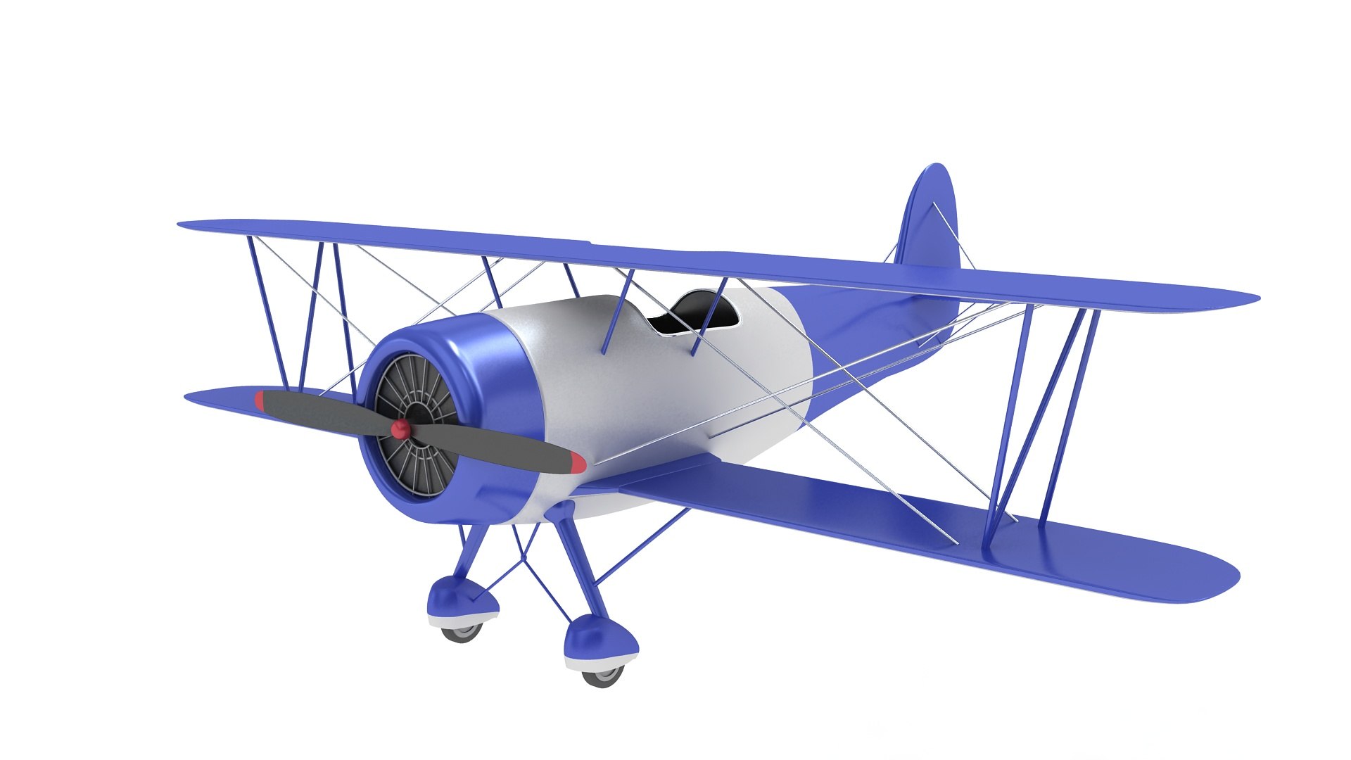 3D Model Biplane V2 - TurboSquid 1992854