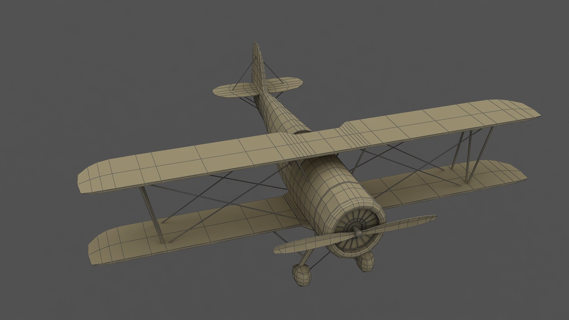 3D Model Biplane V2 - TurboSquid 1992854