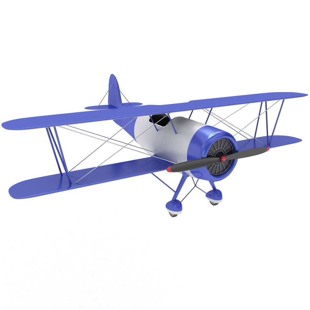 3D Model Biplane V2 - TurboSquid 1992854