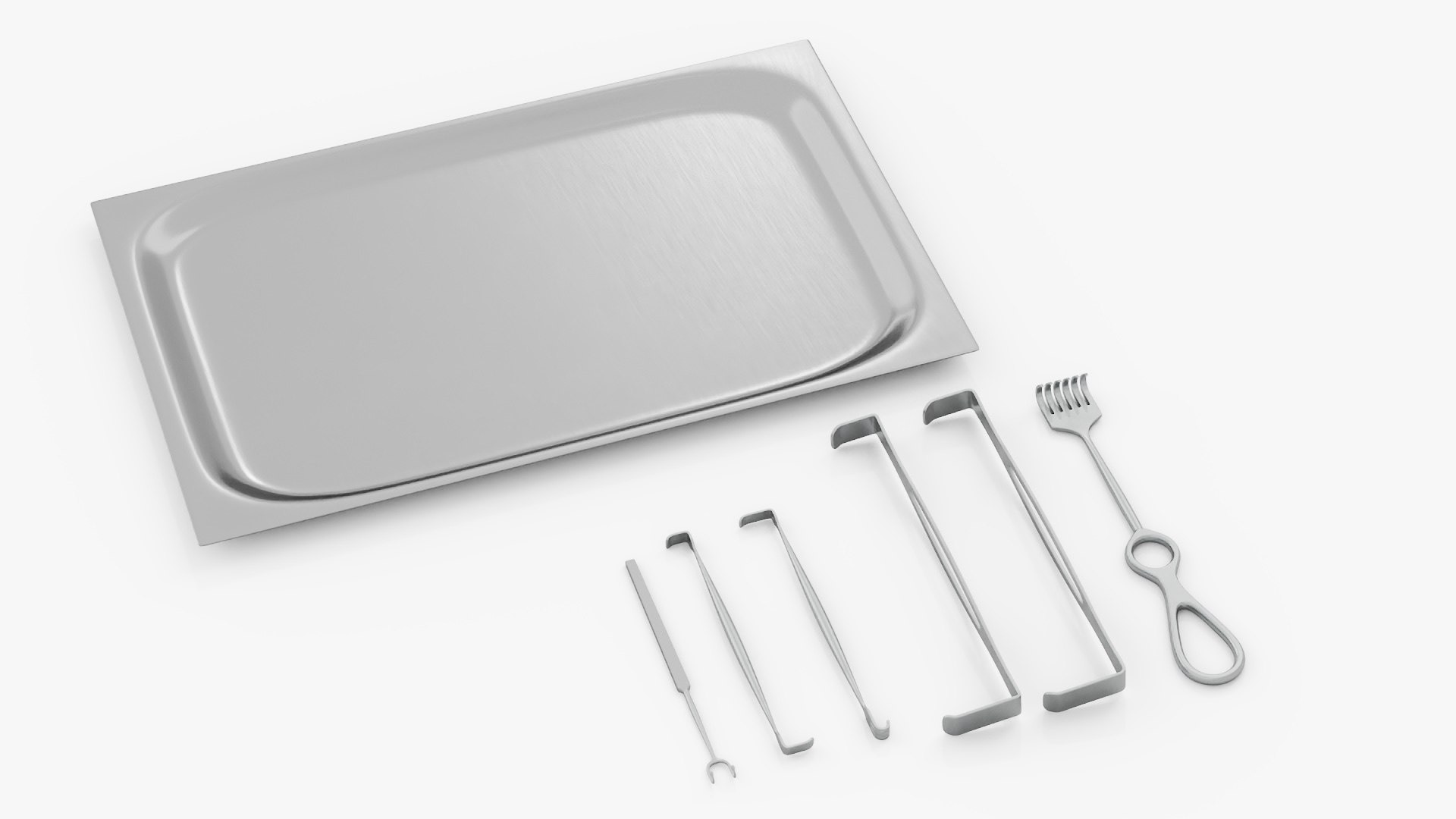 Medical Cart With Obstetrical Forceps And Instruments Model ...