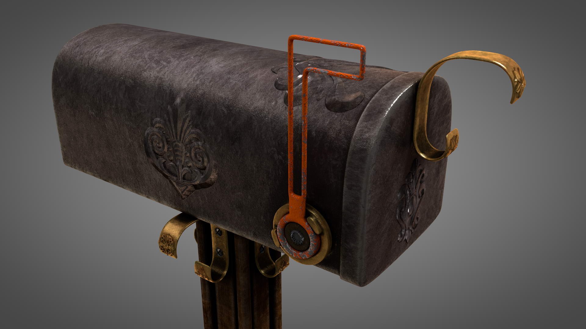 Fantasy Mailbox 3D Model - TurboSquid 1406170