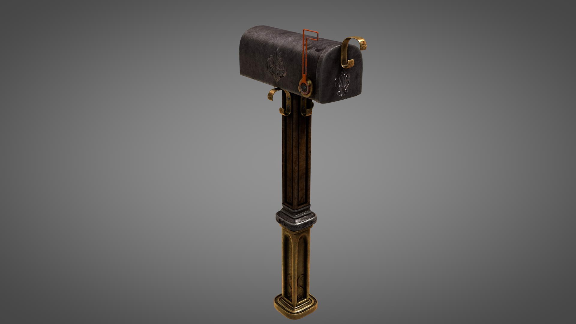 Fantasy Mailbox 3D Model - TurboSquid 1406170