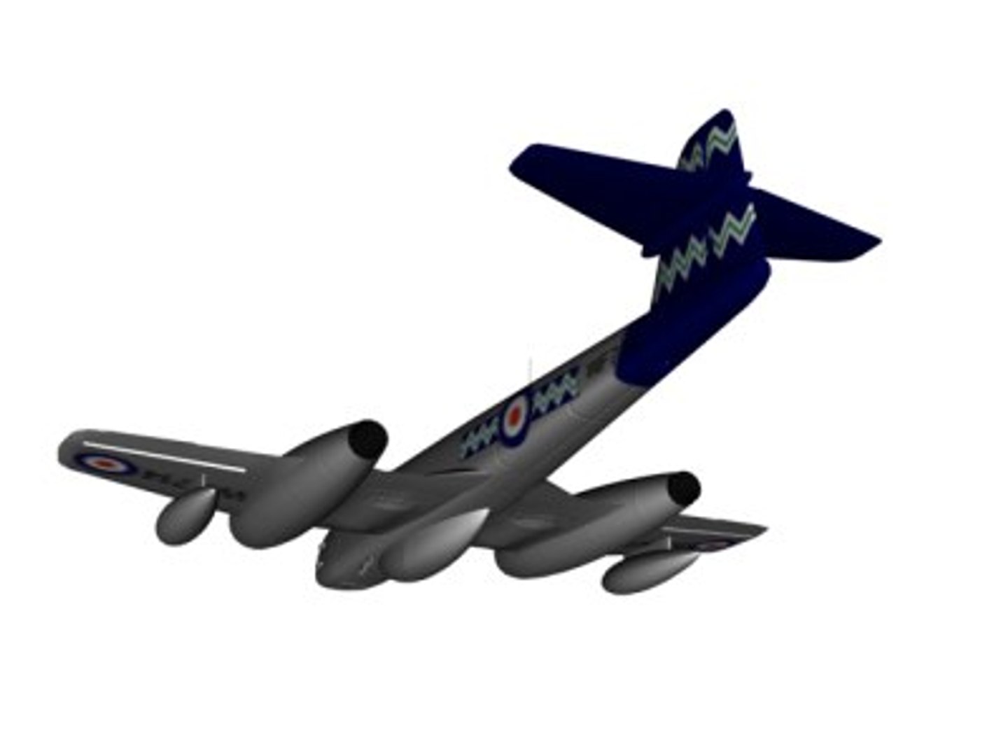 Gloster Meteor Fighters Jet C4d