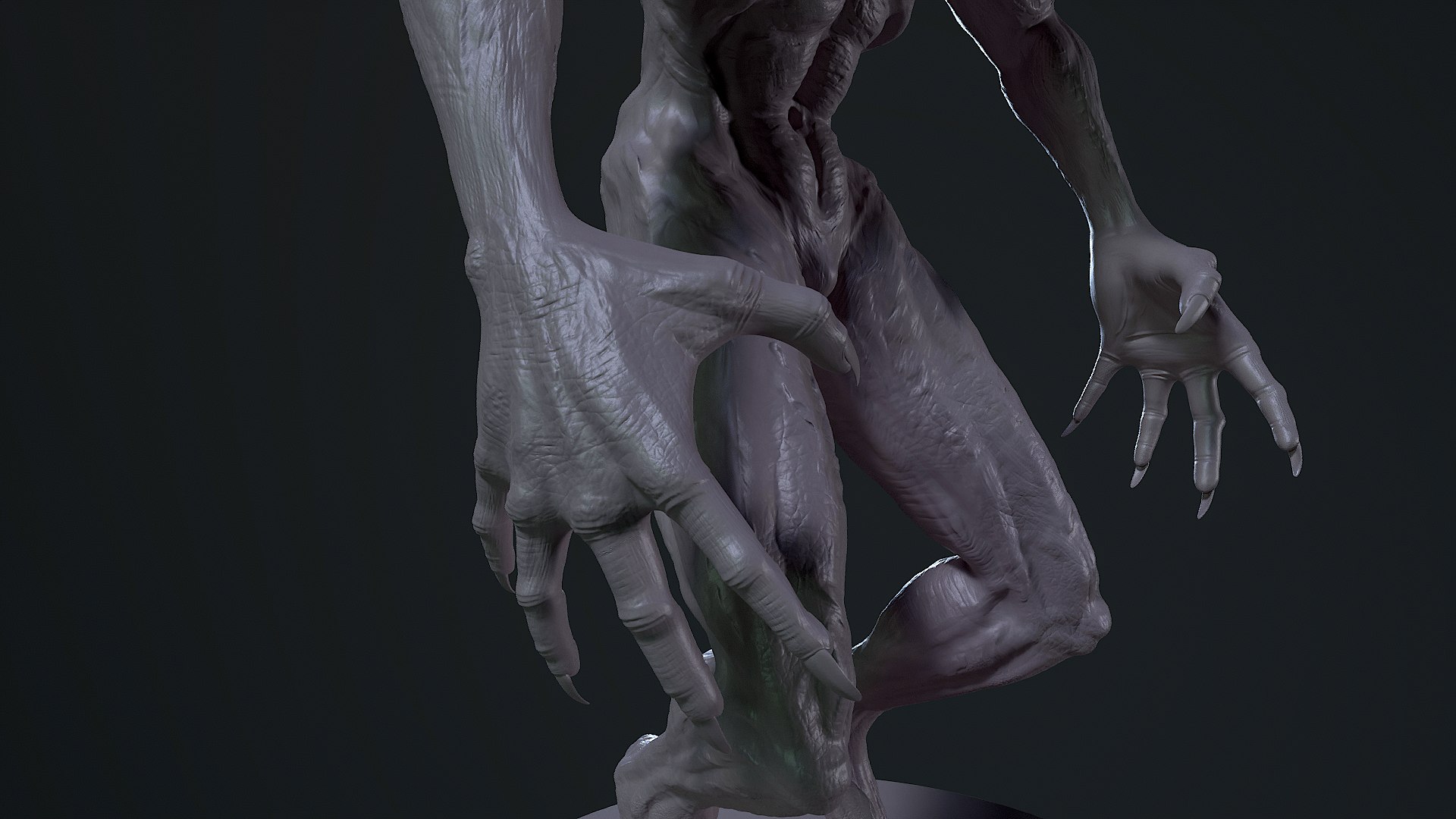 3D Alien Demon Creature- High-Detail STLOBJ 3D Model For 3D Printing ...