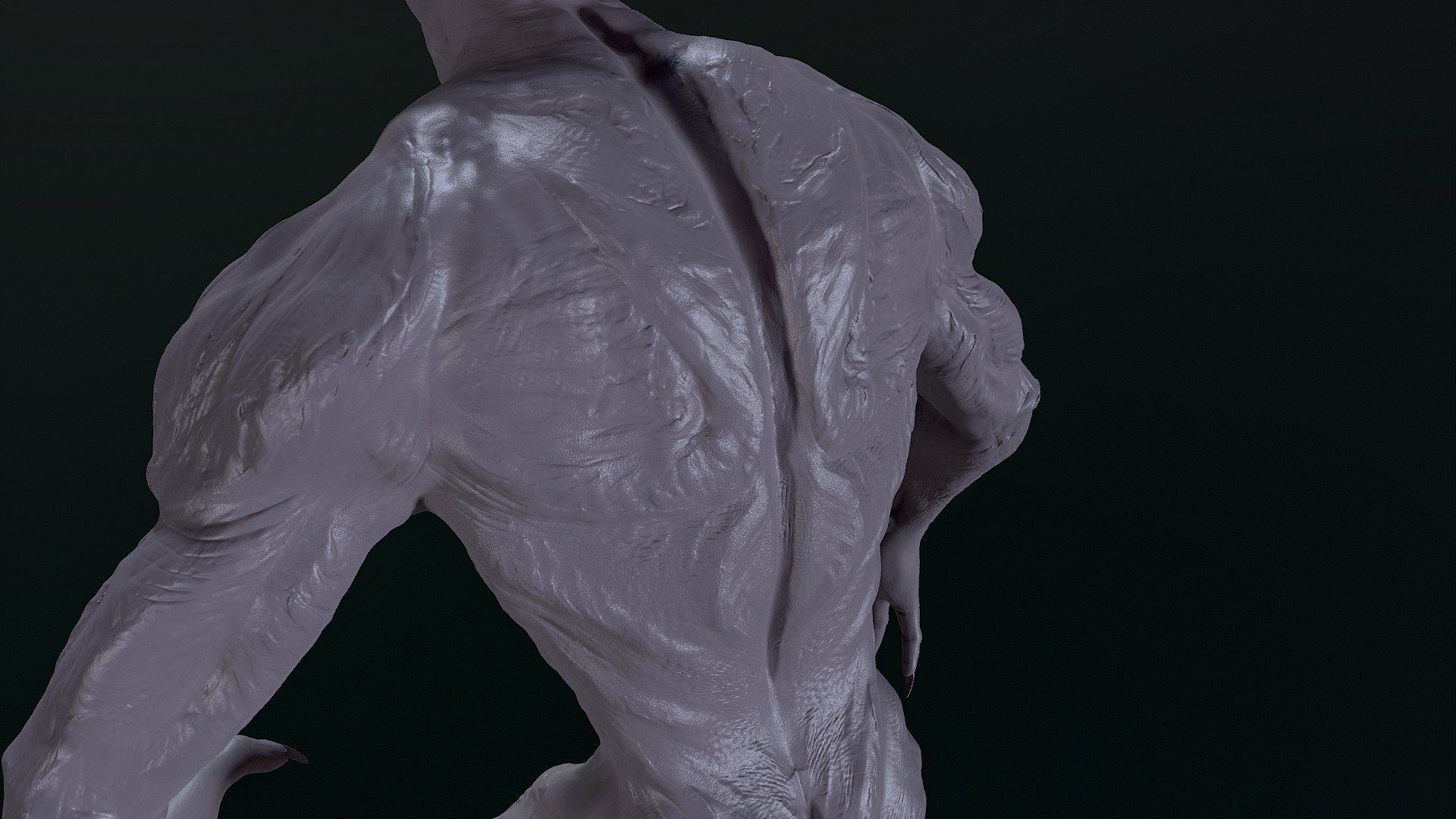 3D Alien Demon Creature- High-Detail STLOBJ 3D Model For 3D Printing ...