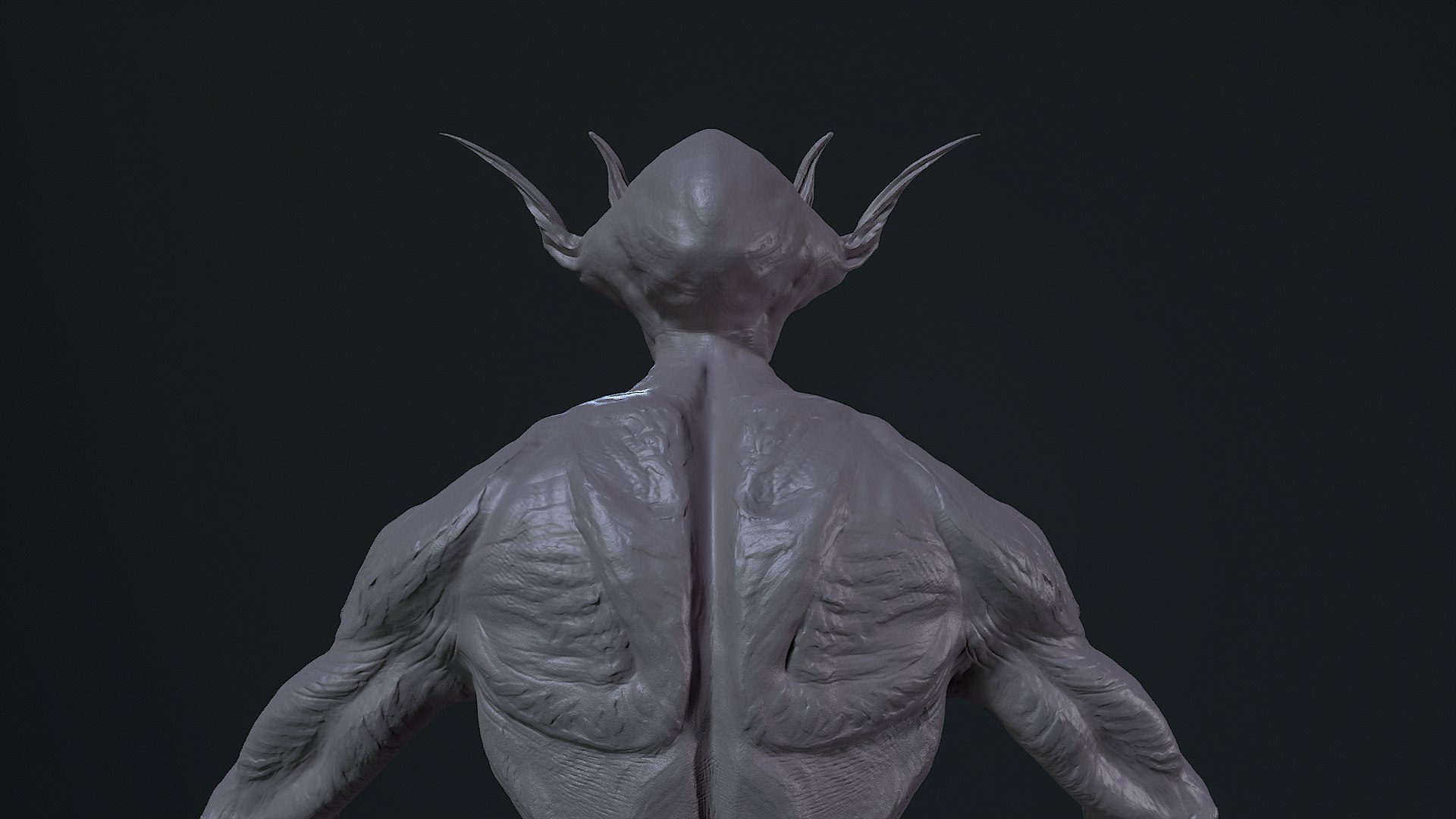 3D Alien Demon Creature- High-Detail STLOBJ 3D Model For 3D Printing ...