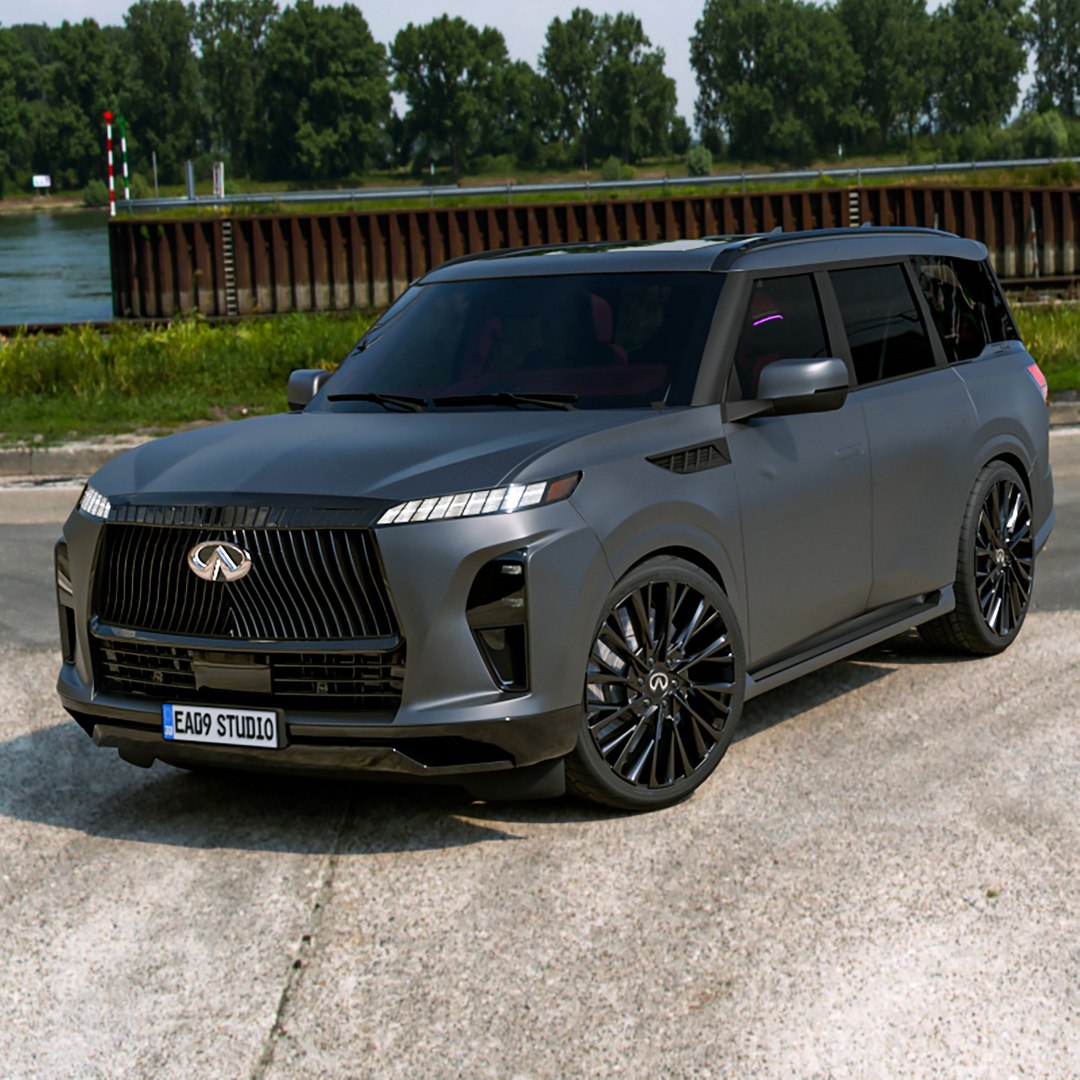 Infiniti QX80 Autograph 2025 3D Model - TurboSquid 2416337