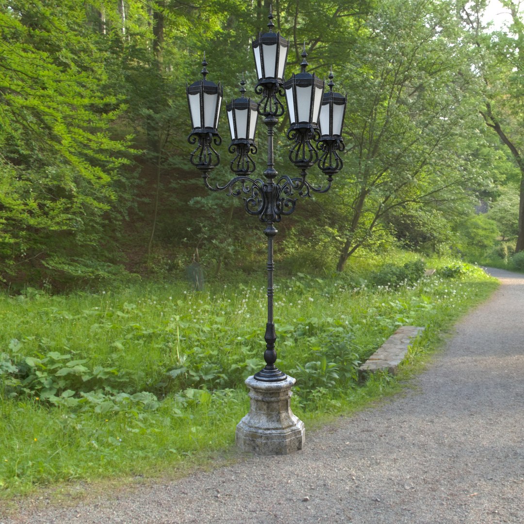 3D Model Streetlight Realistic - TurboSquid 1338959