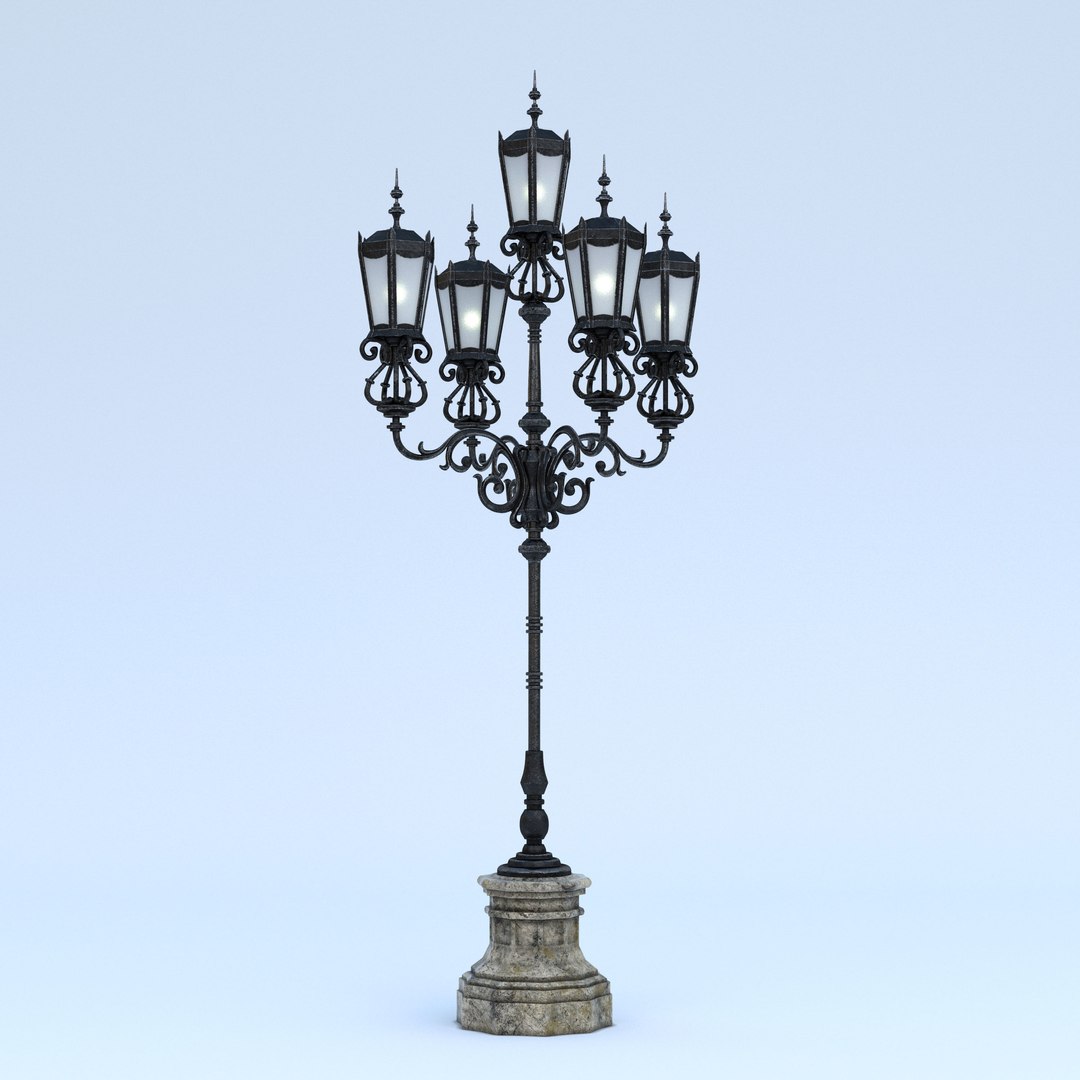 3D Model Streetlight Realistic - TurboSquid 1338959