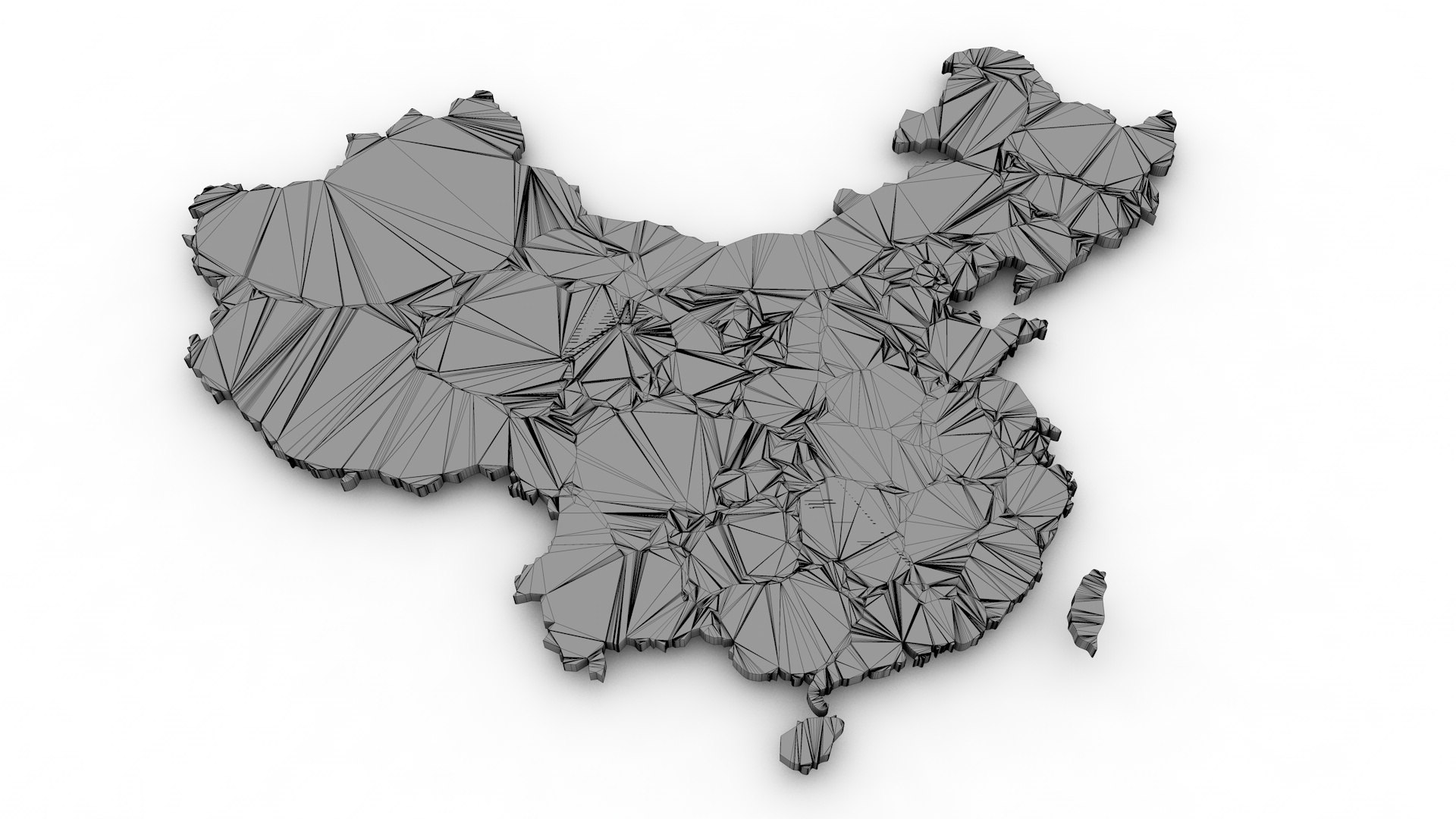 China Map 3D Model - TurboSquid 2080593