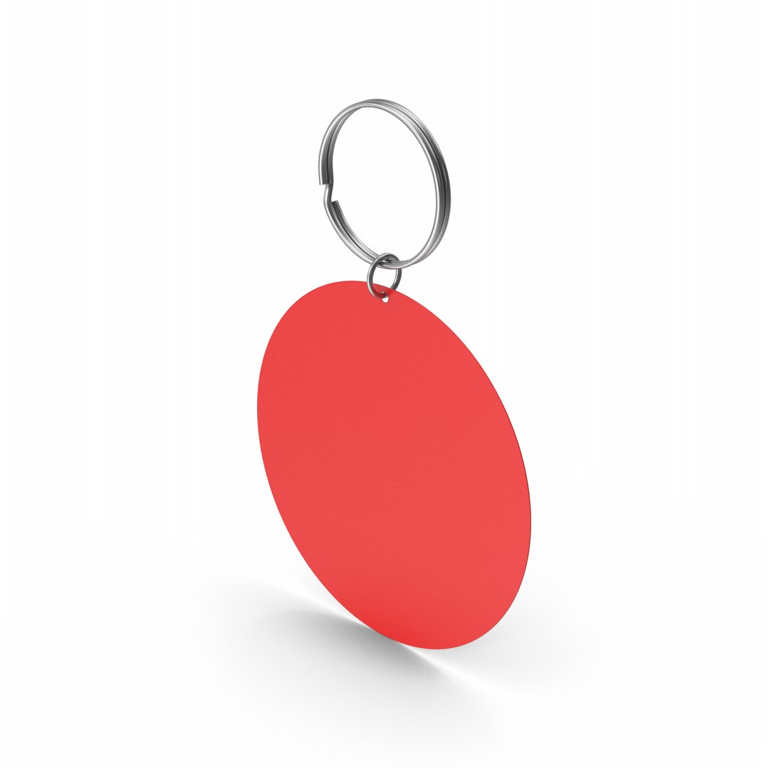 Red Banner And Keychain Model - TurboSquid 2181849