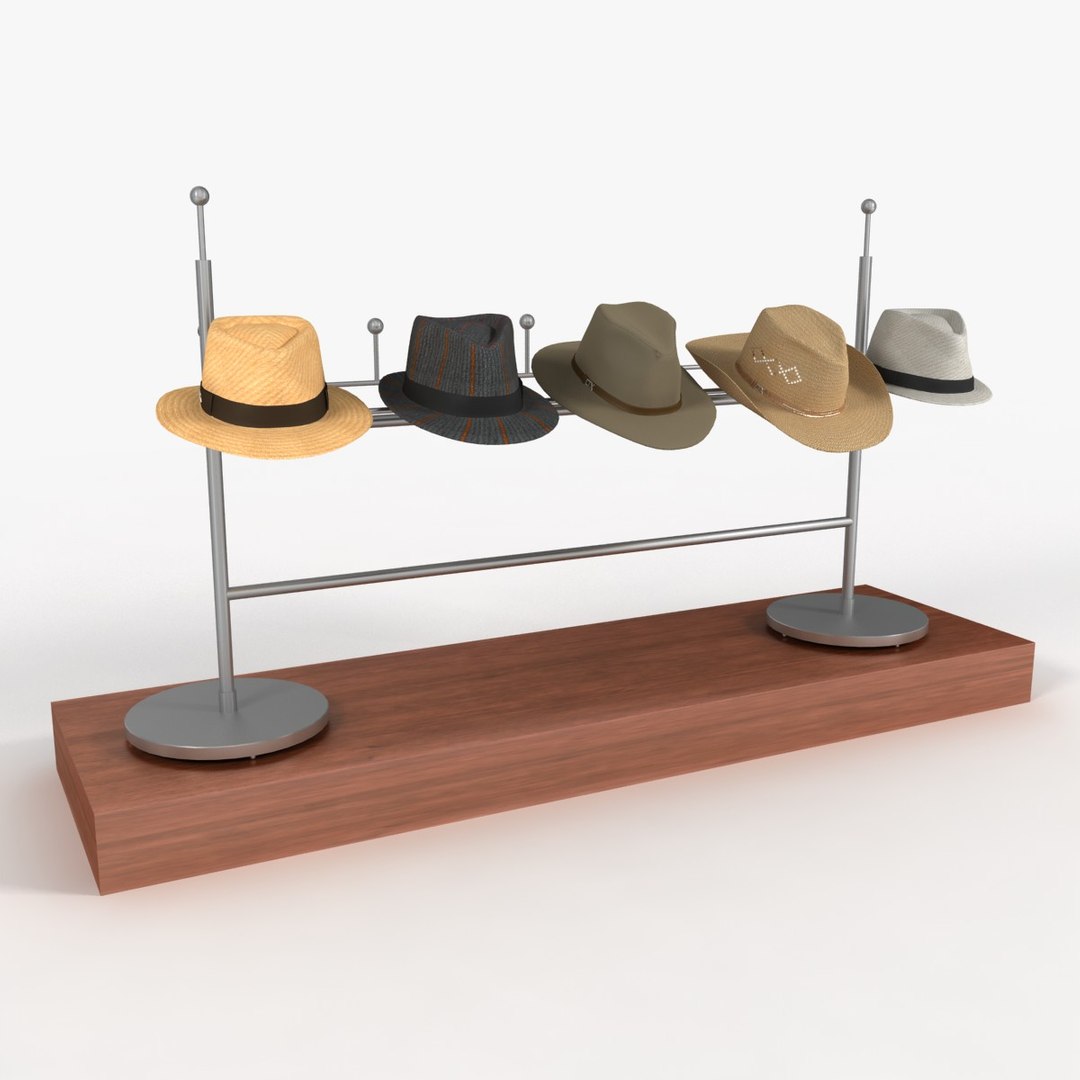 3d Model Of Men S Hats