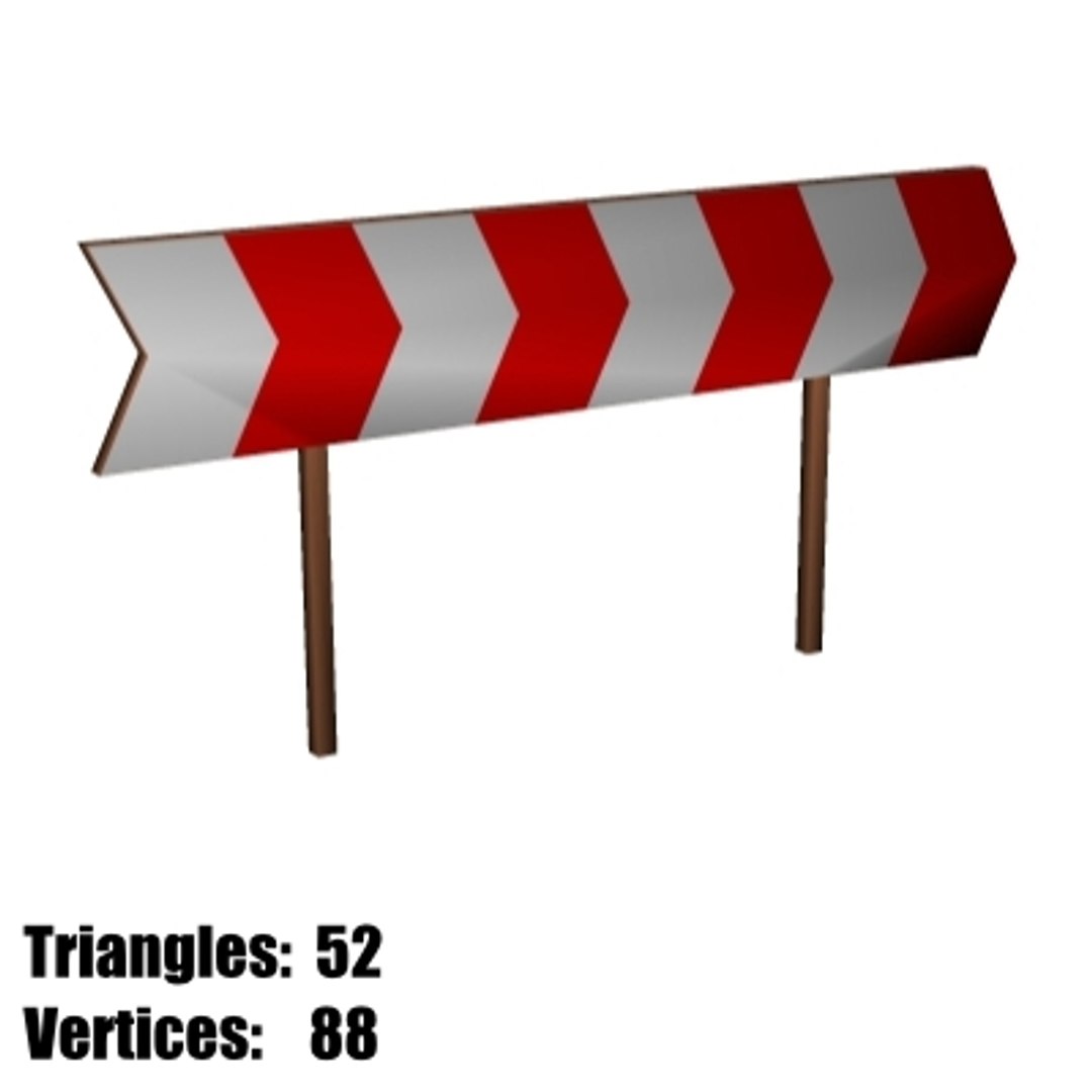 Rally Track Props 3d Model