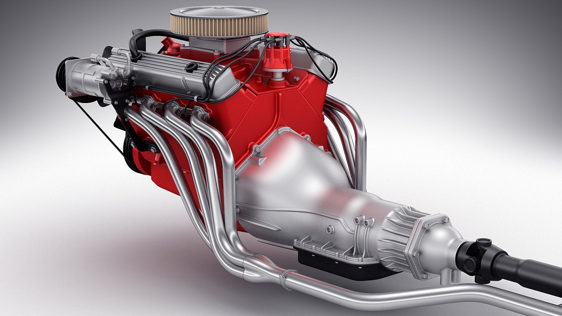 3d Model Car Engine