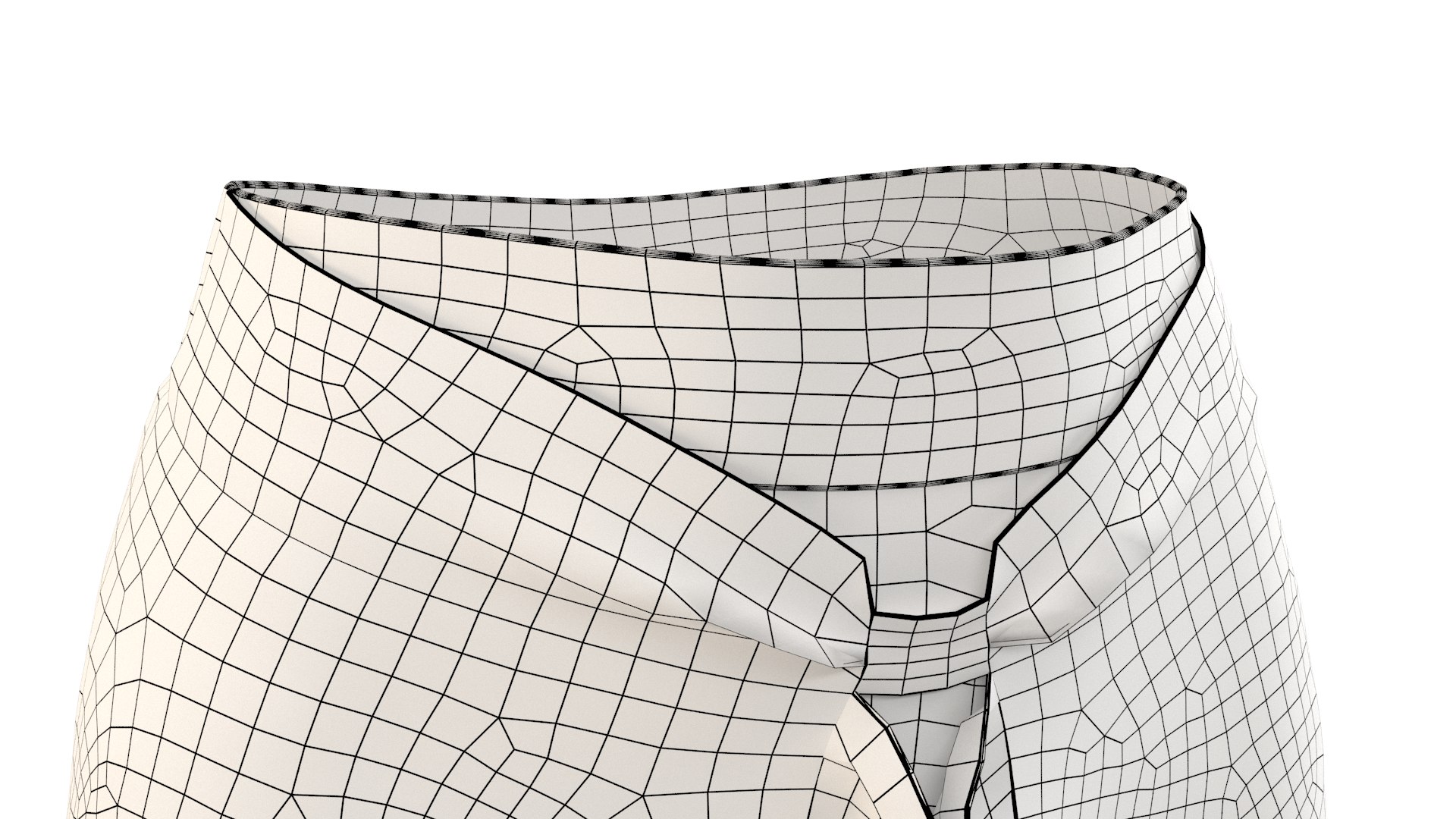 3D woman formal pants - TurboSquid 1593624