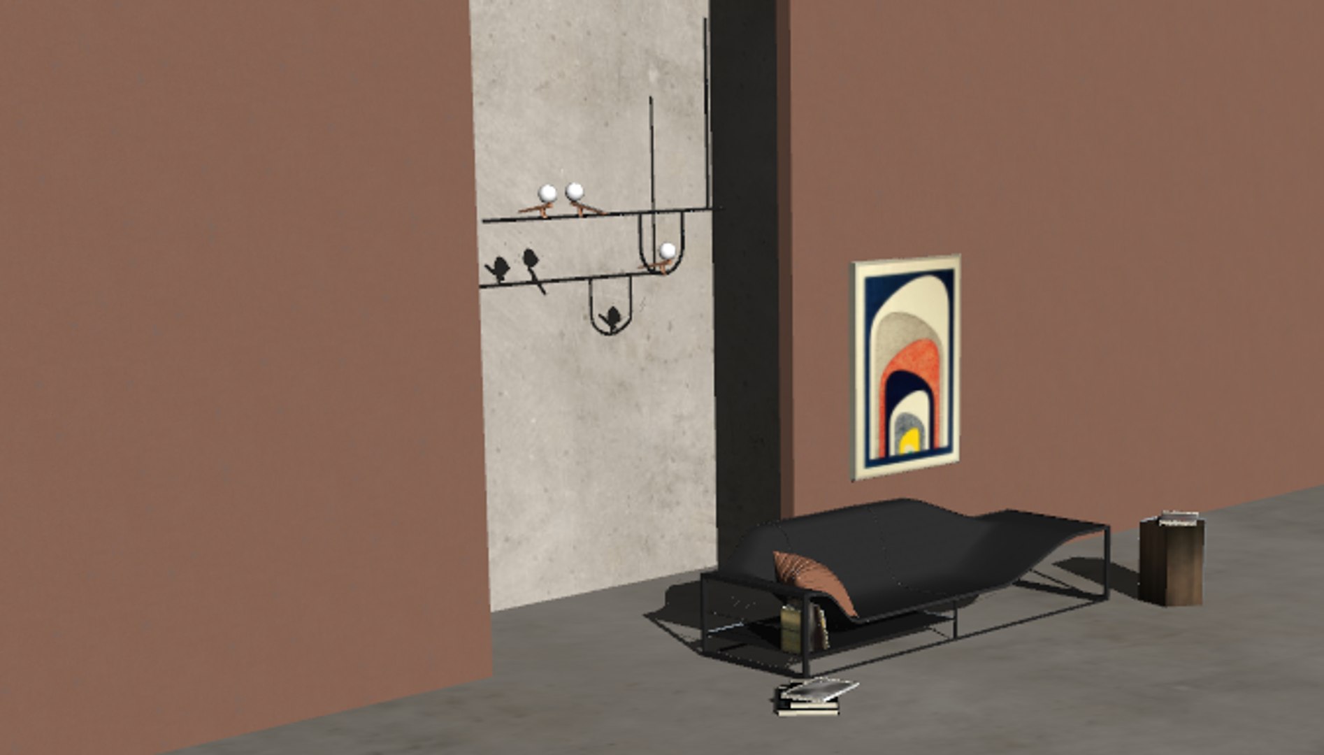 3D Modern Interior Scene Model - TurboSquid 2052798