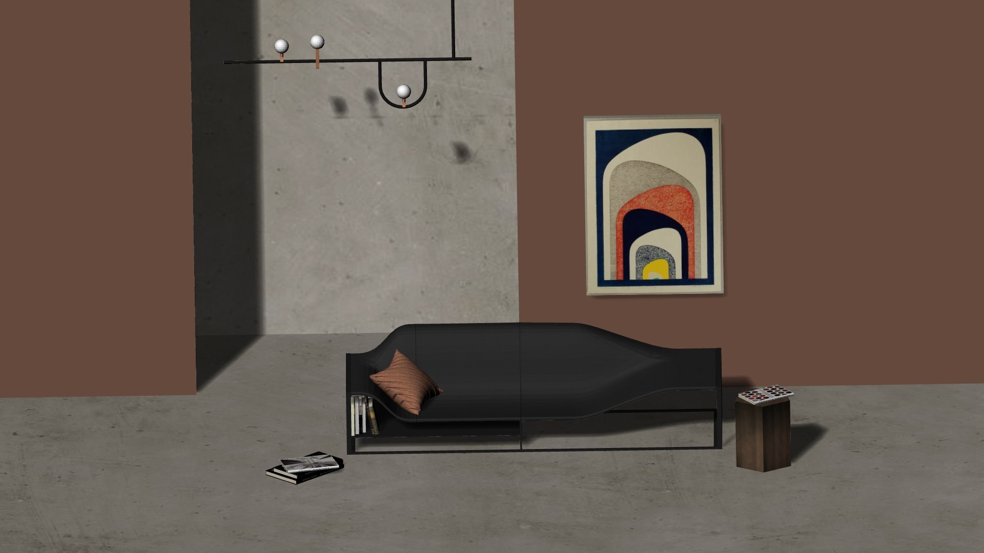 3D Modern Interior Scene Model - TurboSquid 2052798