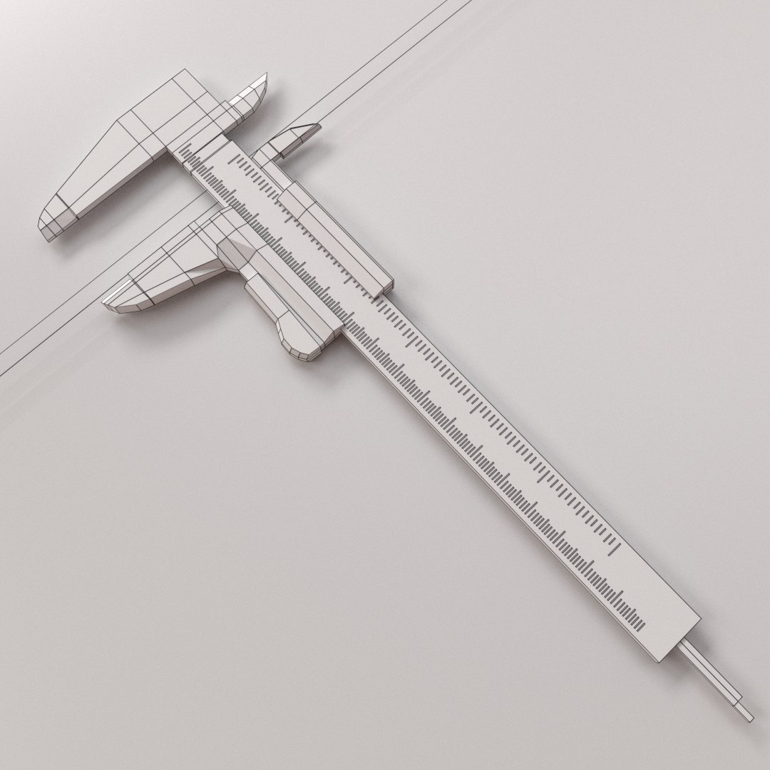 Caliper Tools Industrial 3D Model - TurboSquid 1653770