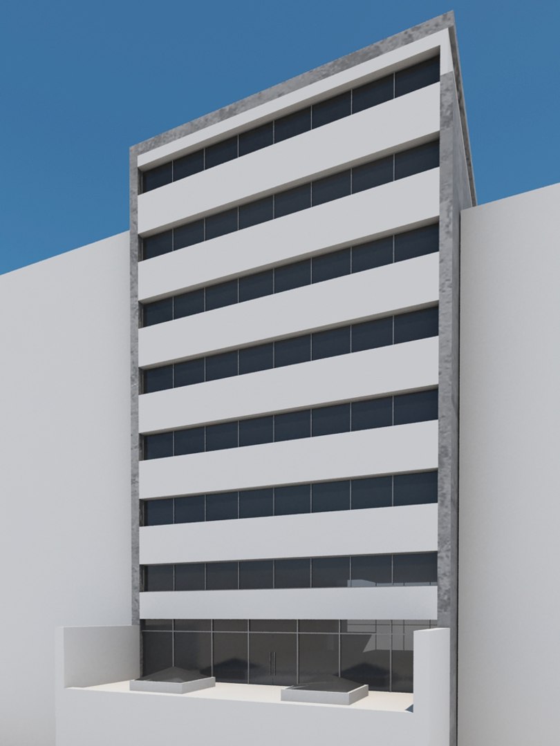 3D Office Building Architecture Exterior - TurboSquid 1293470