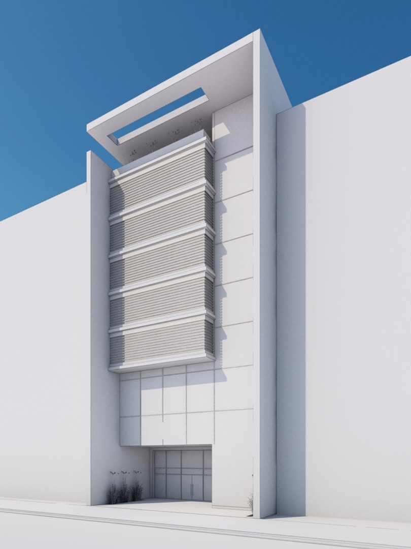 3D Office Building Architecture Exterior - TurboSquid 1293470