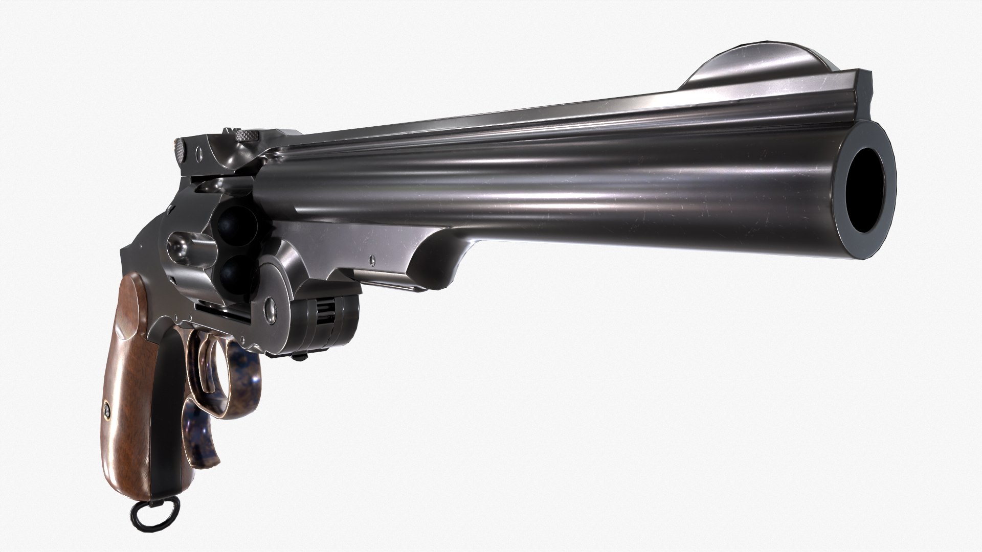 3D Smith Wesson Model 3 Russian - TurboSquid 1966255