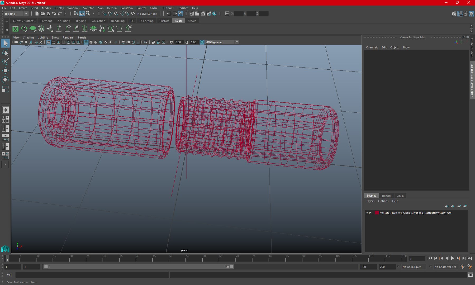 Mystery Jewellery Clasp Silver 3D Model - TurboSquid 2121905