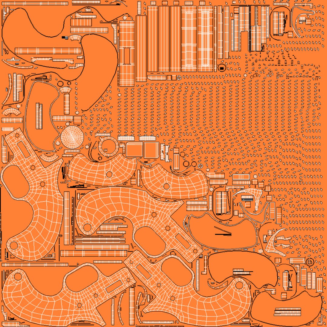 Flare Gun 3D Model - TurboSquid 2340751