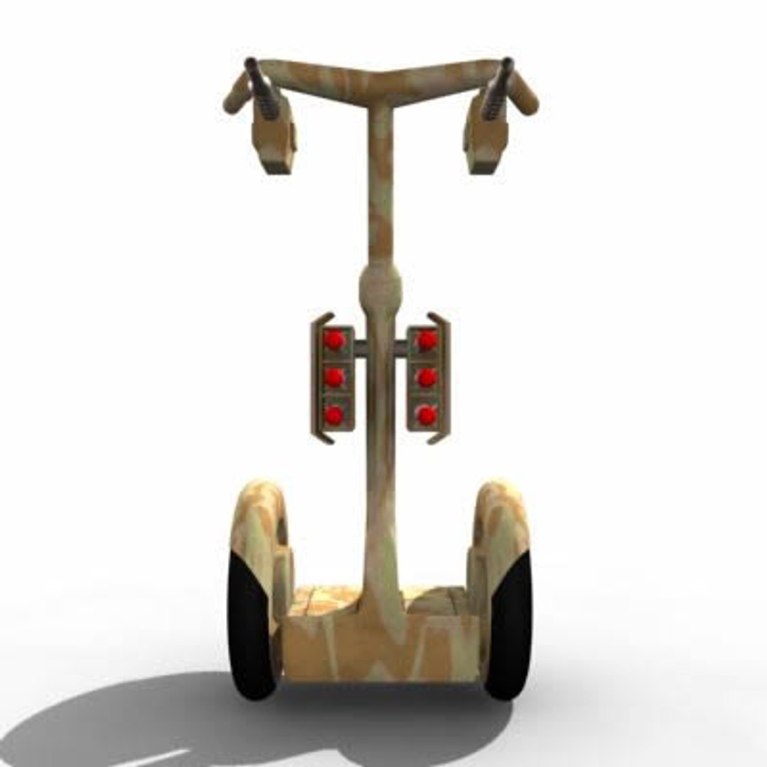Christmas Urban Assault Segway 3d Model