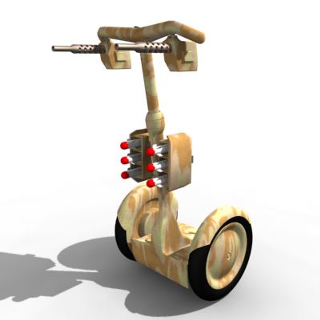 christmas urban assault segway 3d model