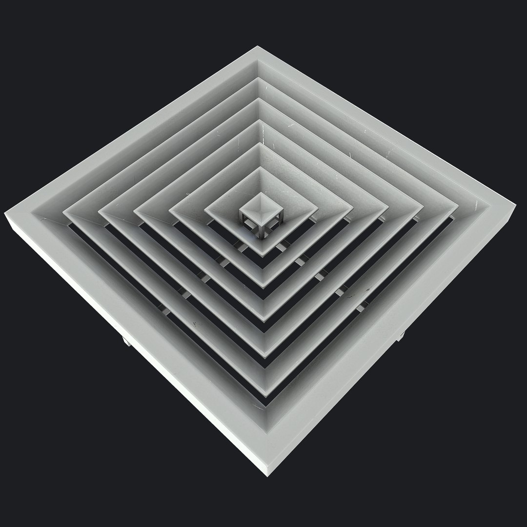 3ds Max Ceiling Vent