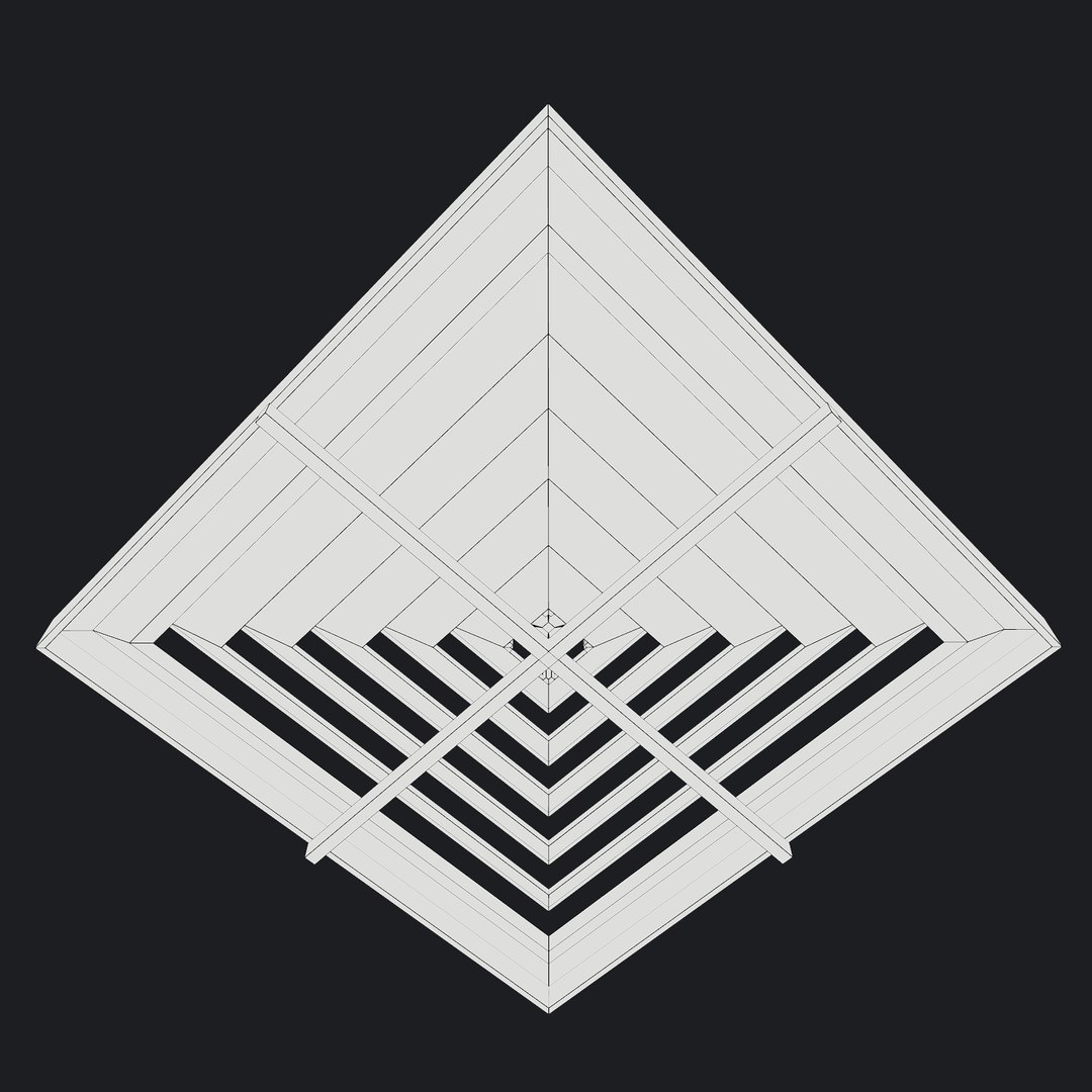 3ds Max Ceiling Vent