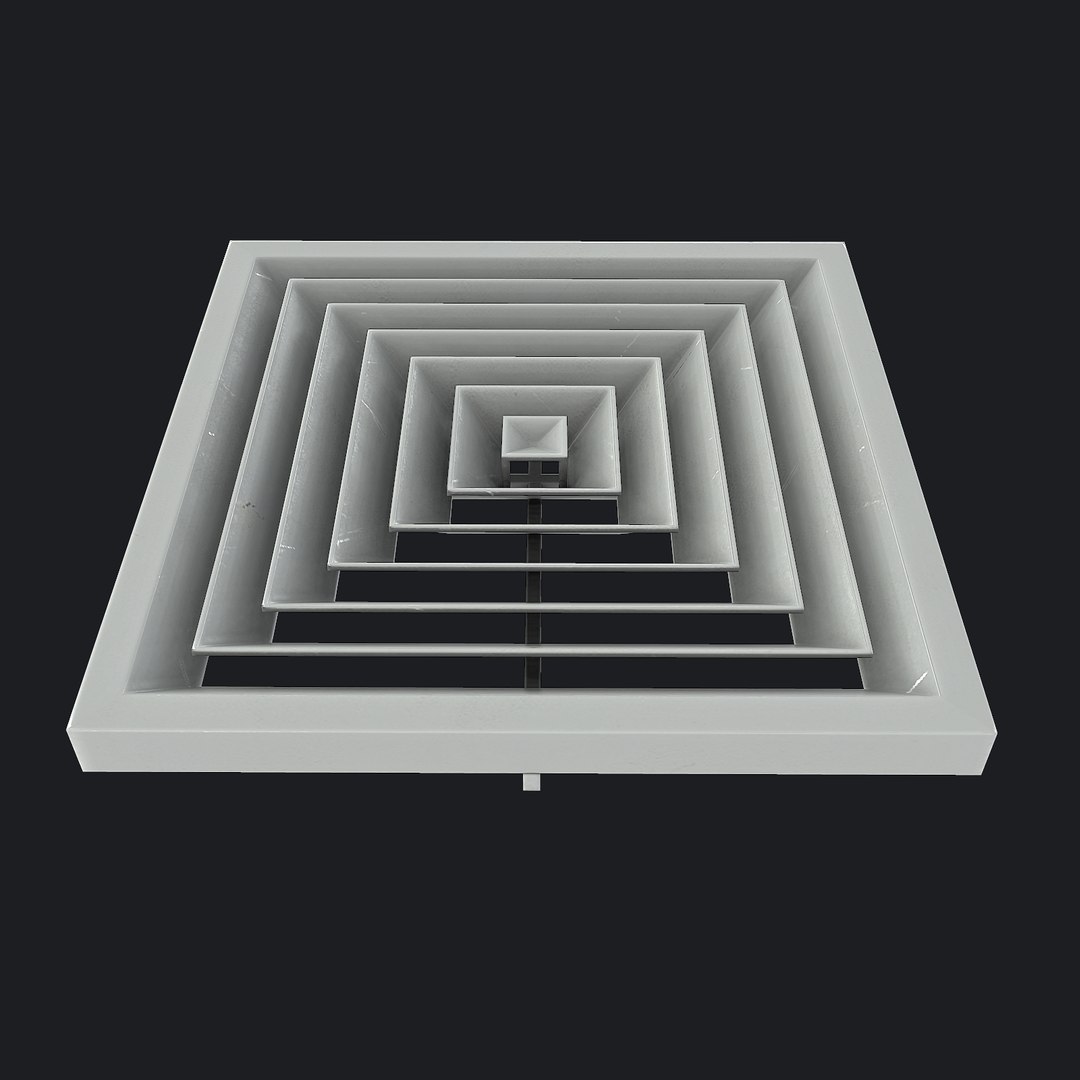 3ds Max Ceiling Vent
