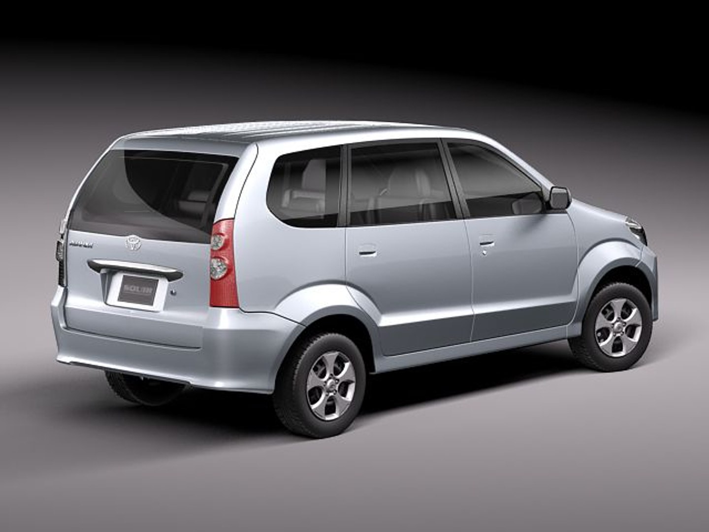 Toyota Avanza Van 2010 3d Max