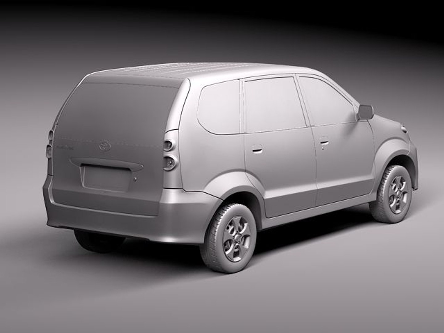 Toyota Avanza Van 2010 3d Max