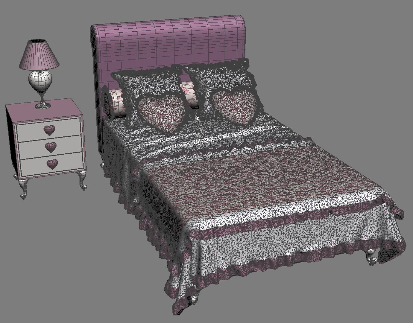 children bed tumb halley 3d max