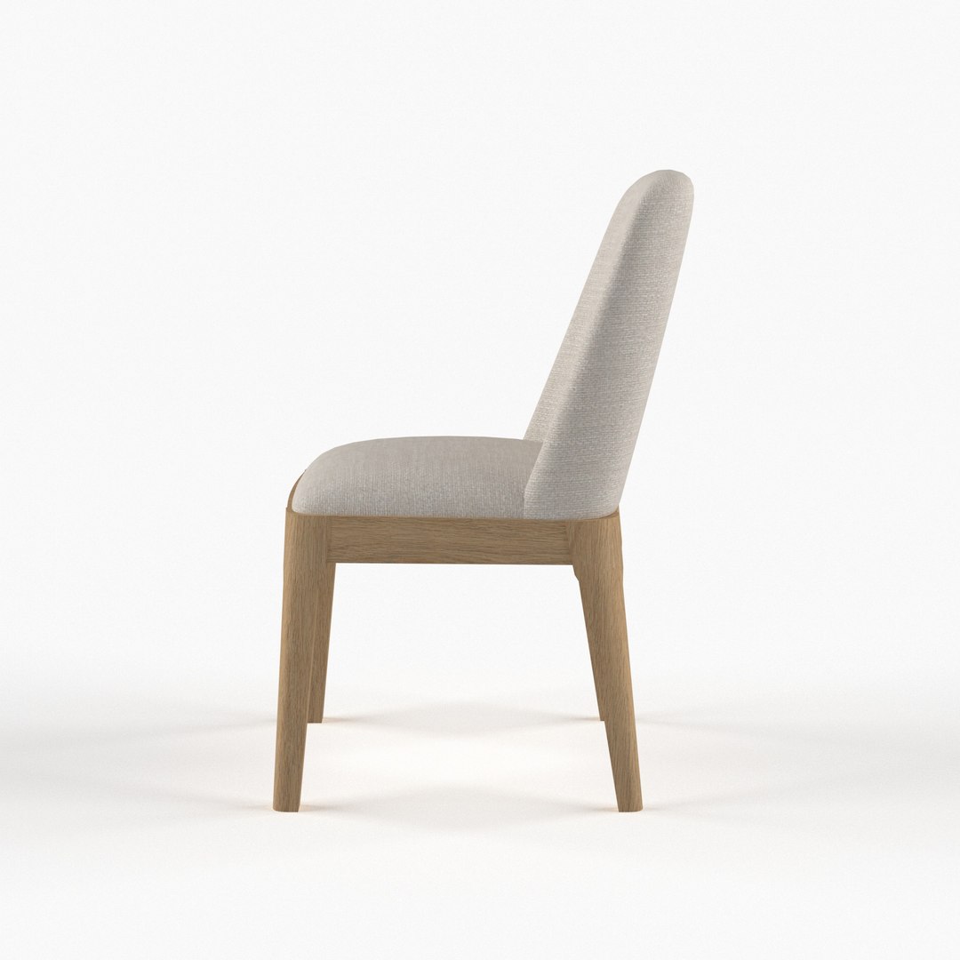 Bryce Armless Dining Chair 3D model - TurboSquid 1751004