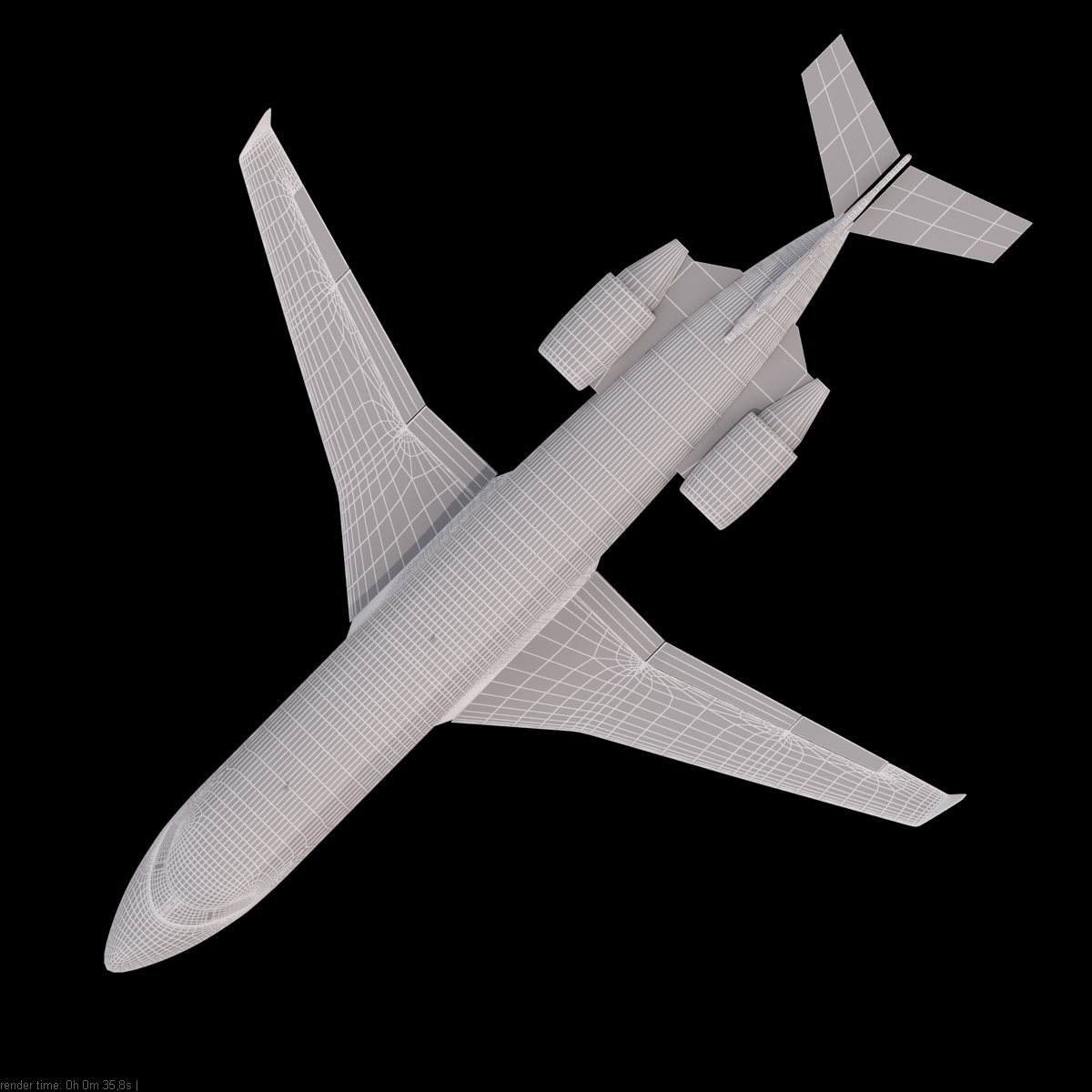 bombardier challenger 850 jet 3d model