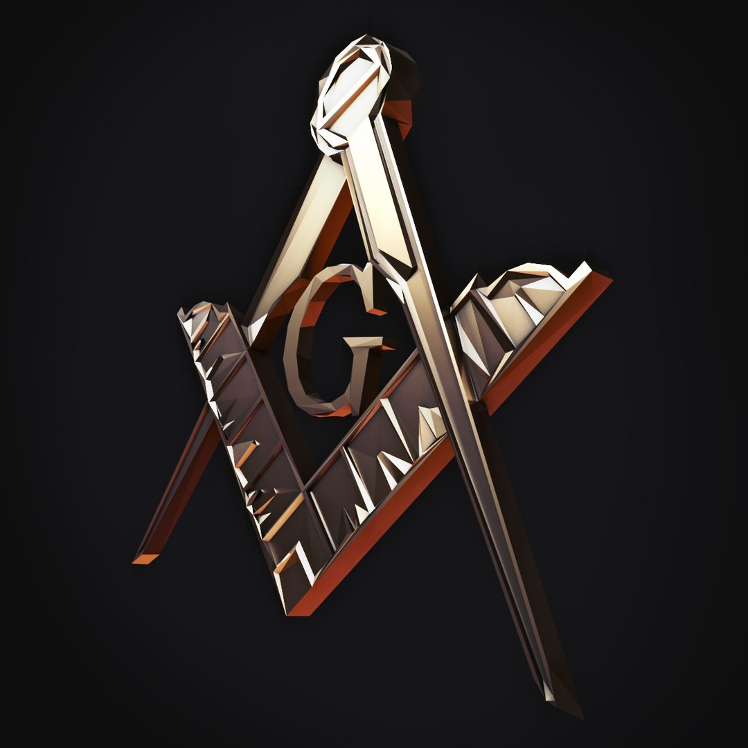 3D Symbol Masons 2 Model - TurboSquid 1296256