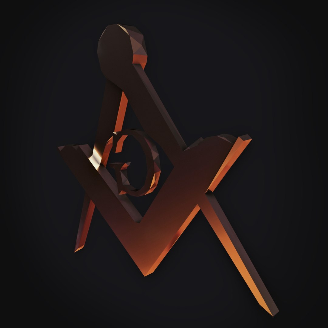 3D Symbol Masons 2 Model - TurboSquid 1296256