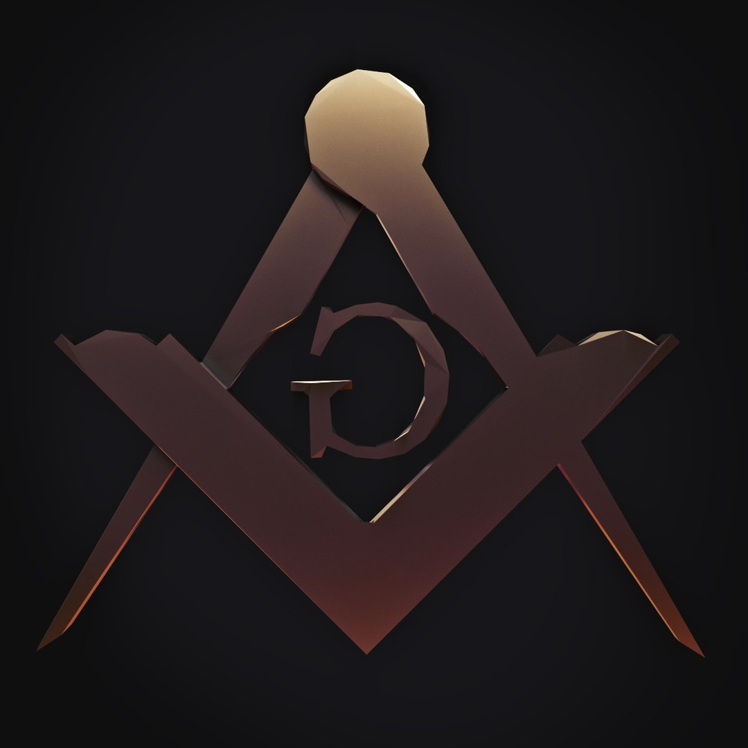 3D Symbol Masons 2 Model - TurboSquid 1296256