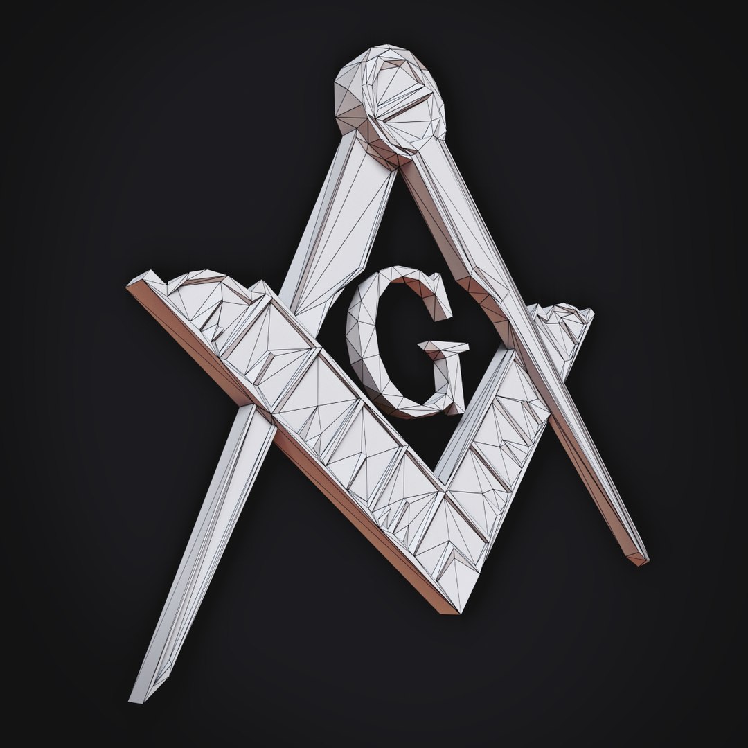 3D Symbol Masons 2 Model - TurboSquid 1296256