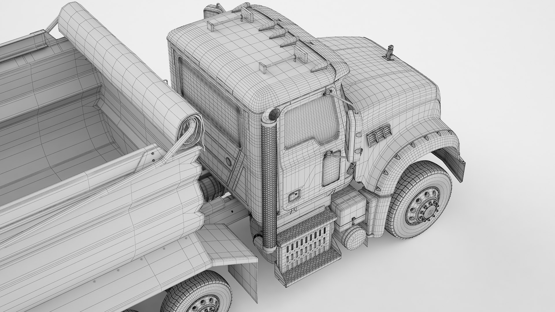 3D Model Mack 2021 Granite MHD Truck Super Dump 04 - TurboSquid 2075591
