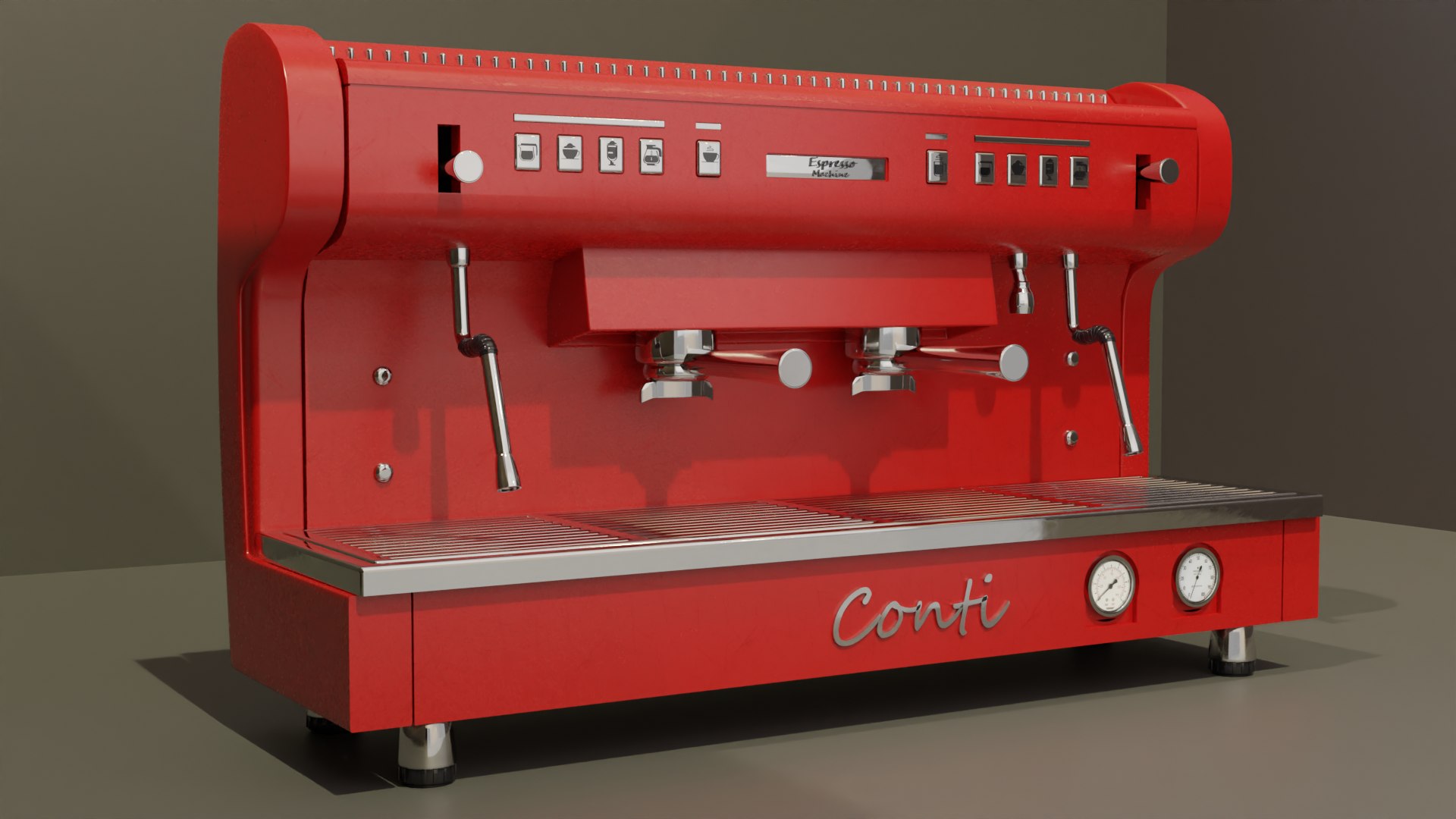 Conti Espresso Machine 3D - TurboSquid 2190678