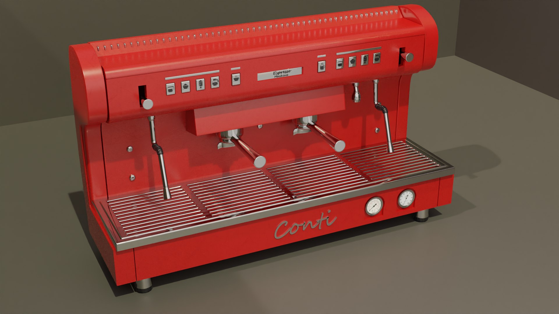 Conti Espresso Machine 3D - TurboSquid 2190678