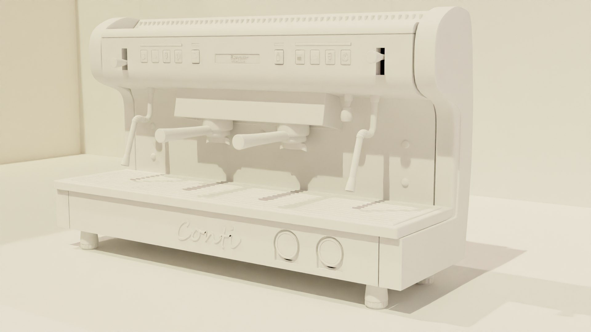 Conti Espresso Machine 3D - TurboSquid 2190678
